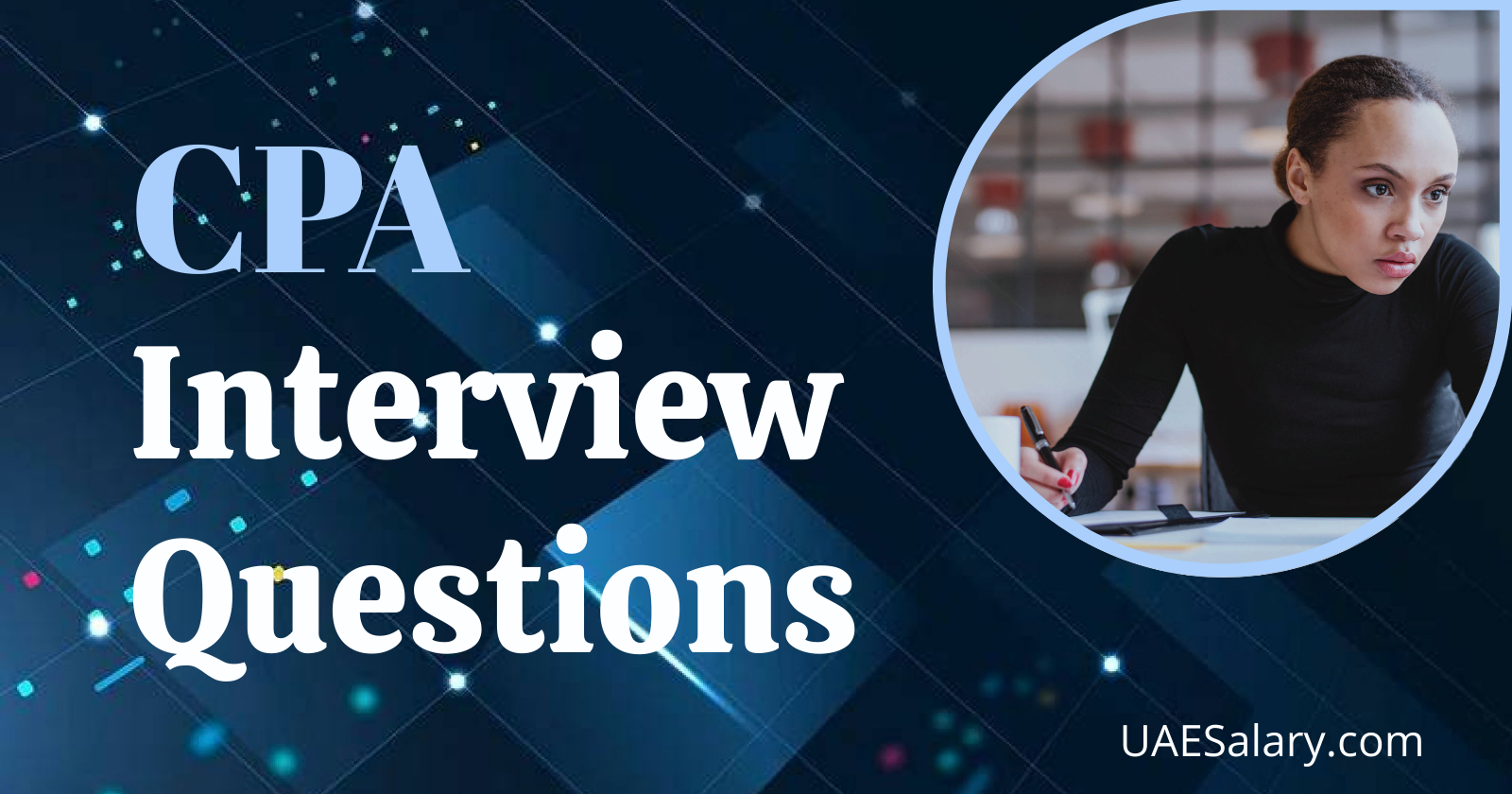 CPA Interview Questions with Sample Answers