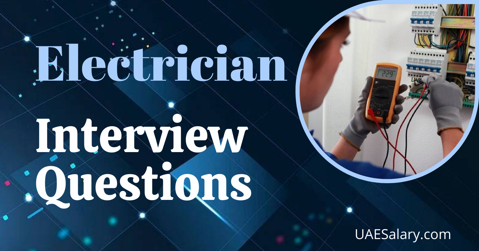 Electrician Interview Questions with Sample Answers