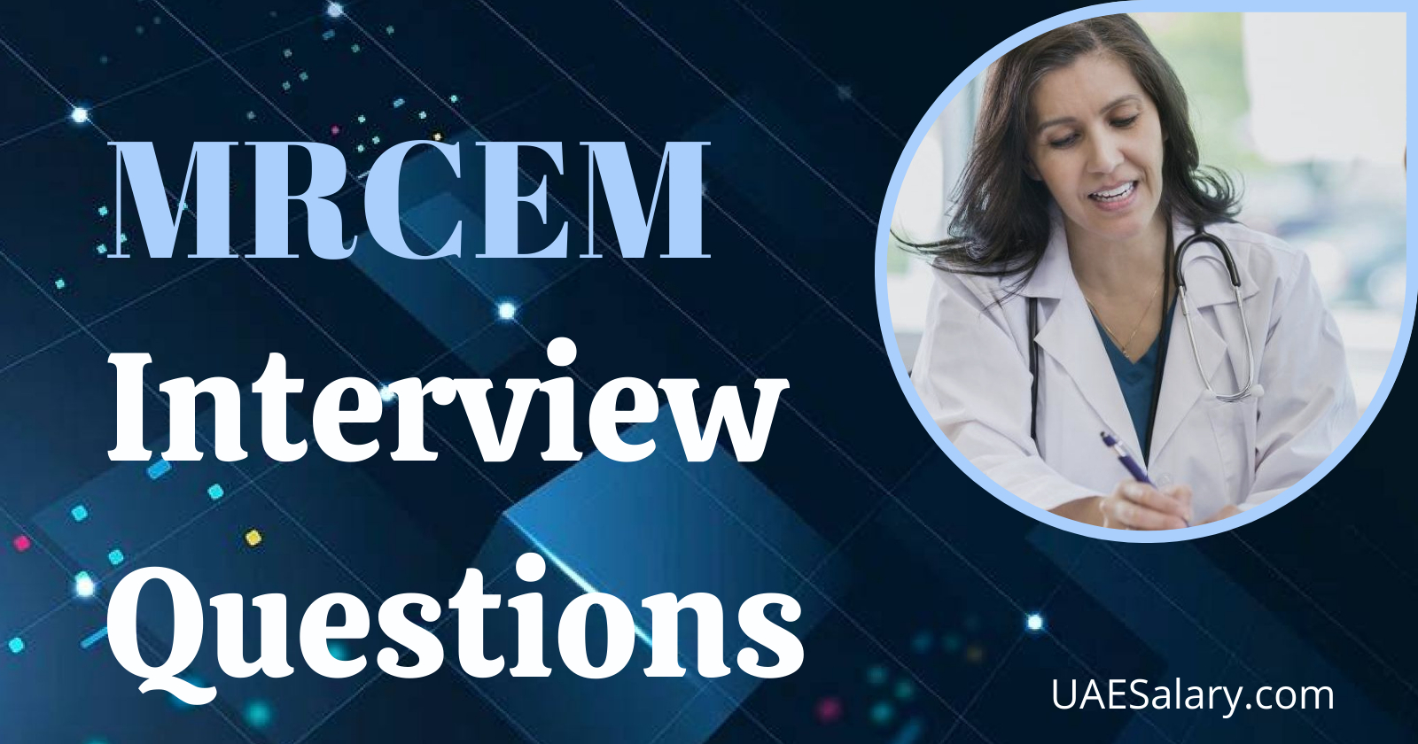 MRCEM Interview Questions with Sample Answers