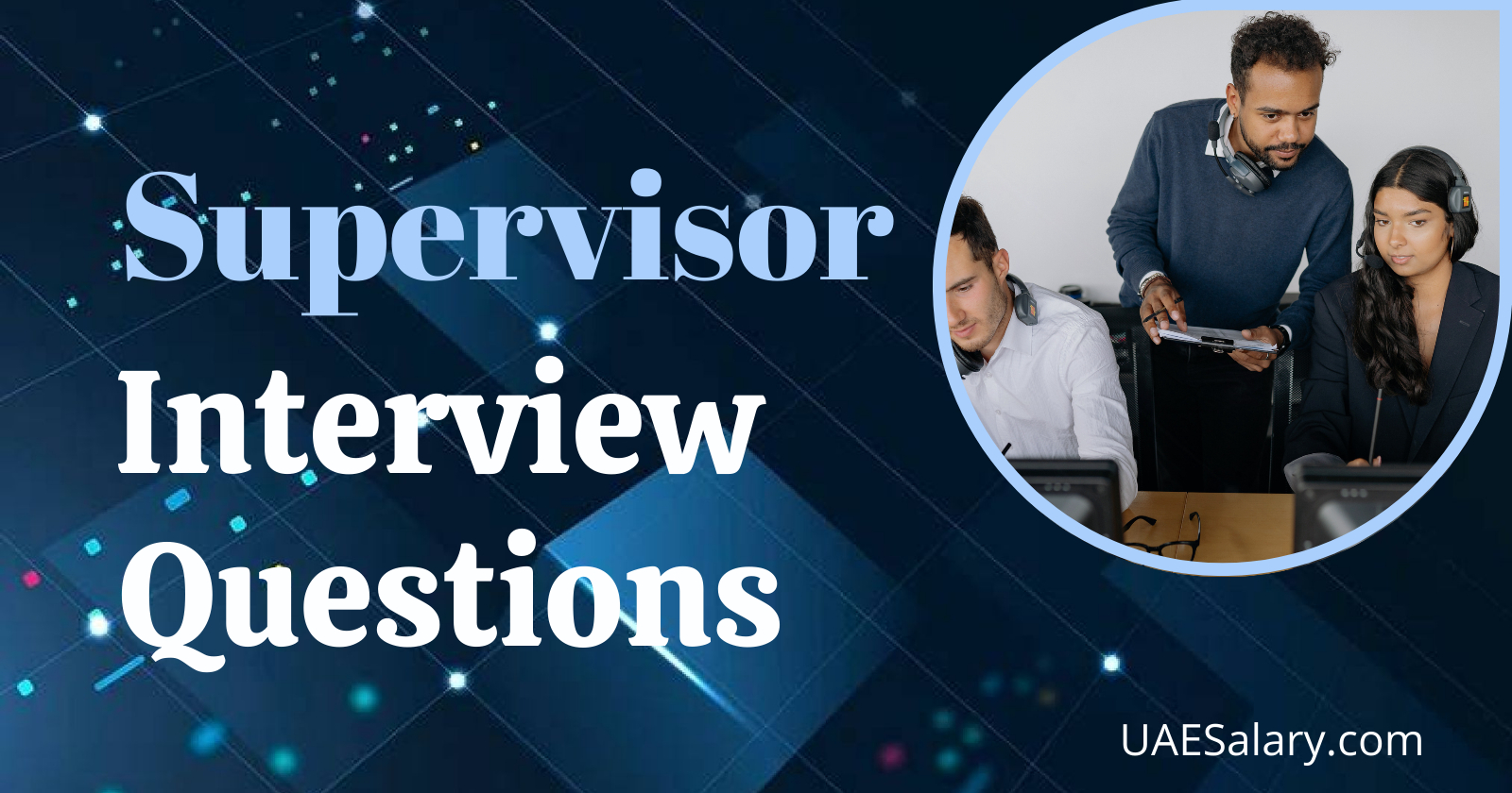 Supervisor Interview Questions with Sample Answers