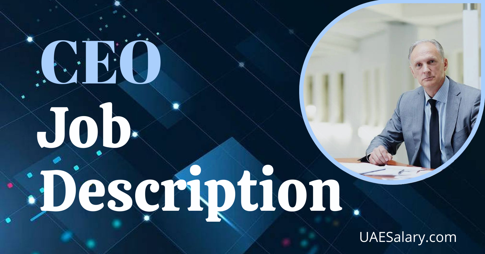 CEO Job Description + TEMPLATE for 2025