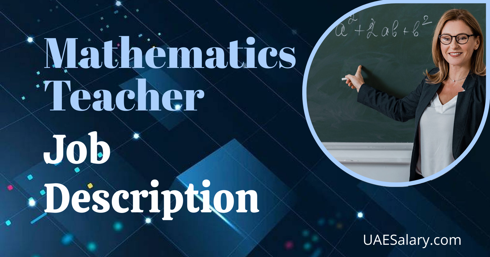 Mathematics Teacher Job Description + TEMPLATE for 2025