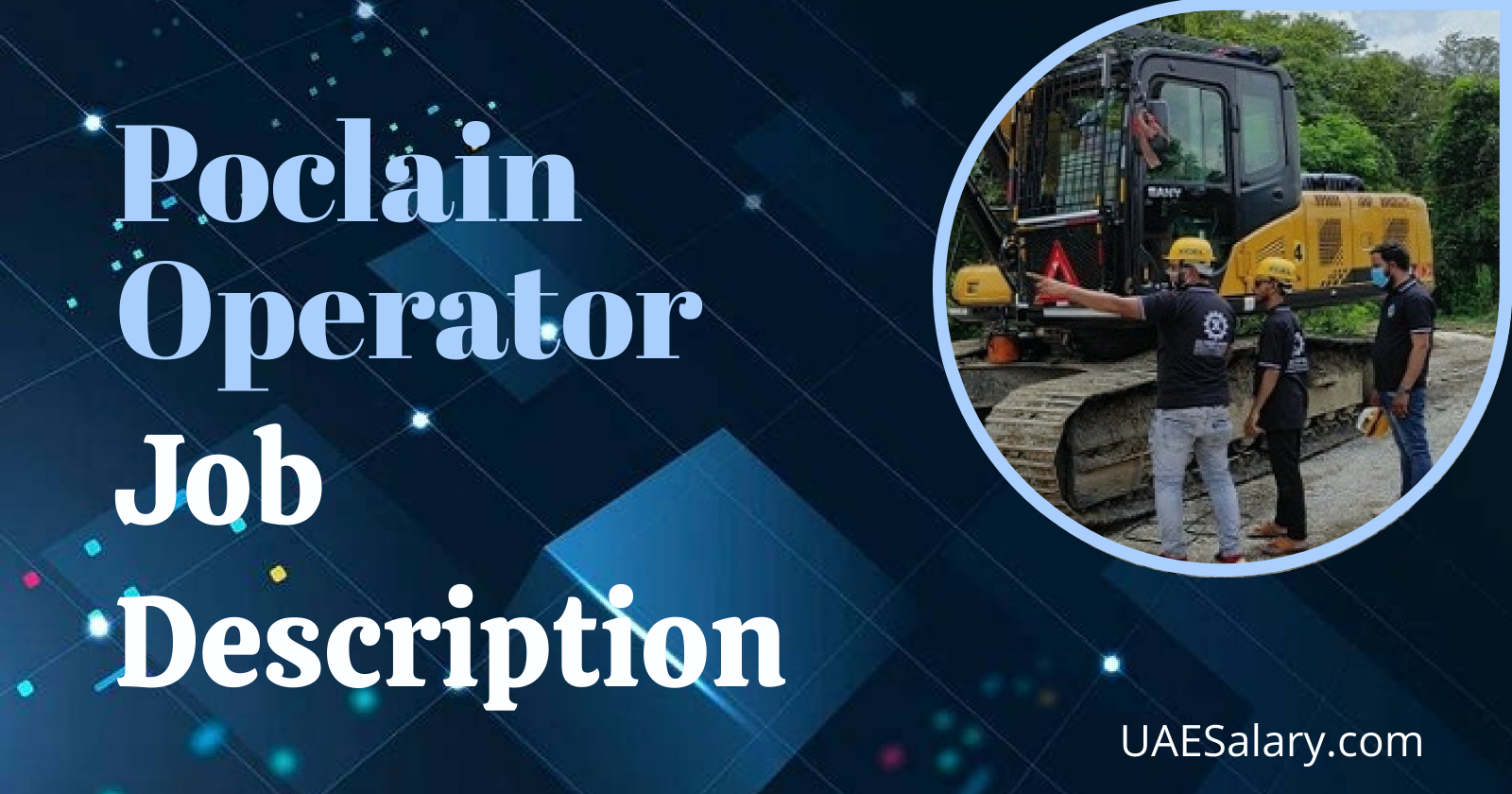 Poclain Operator Job Description + TEMPLATE for 2026